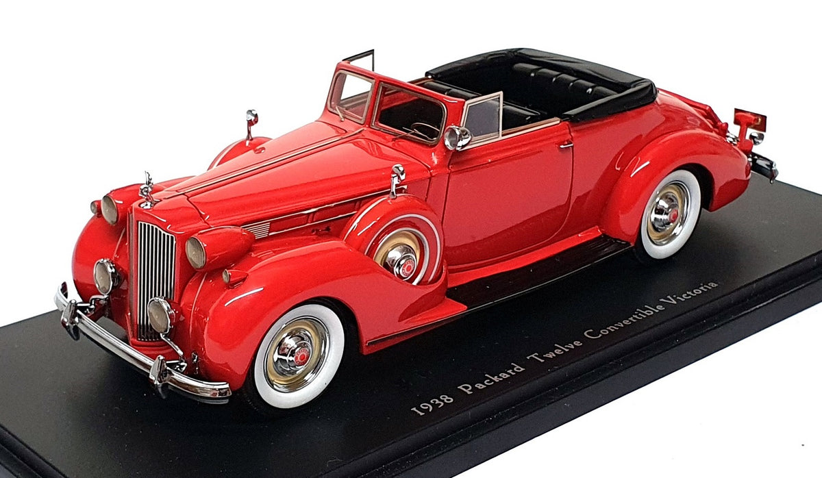 Automodello 1/43 Scale AM-PAC-38V-ME-CR 1938 Packard Twelve Convertible ...