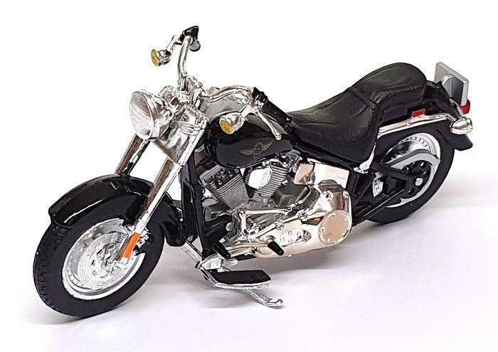 Maisto 1/18 Scale 31360 - 2004 Harley Davidson FLSTF Fat Boy - Black ...