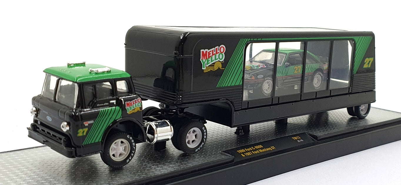 Castline M2 Machines 1/64 Scale TW13 1970 Ford C-8000 & 1987 Mustang GT ...