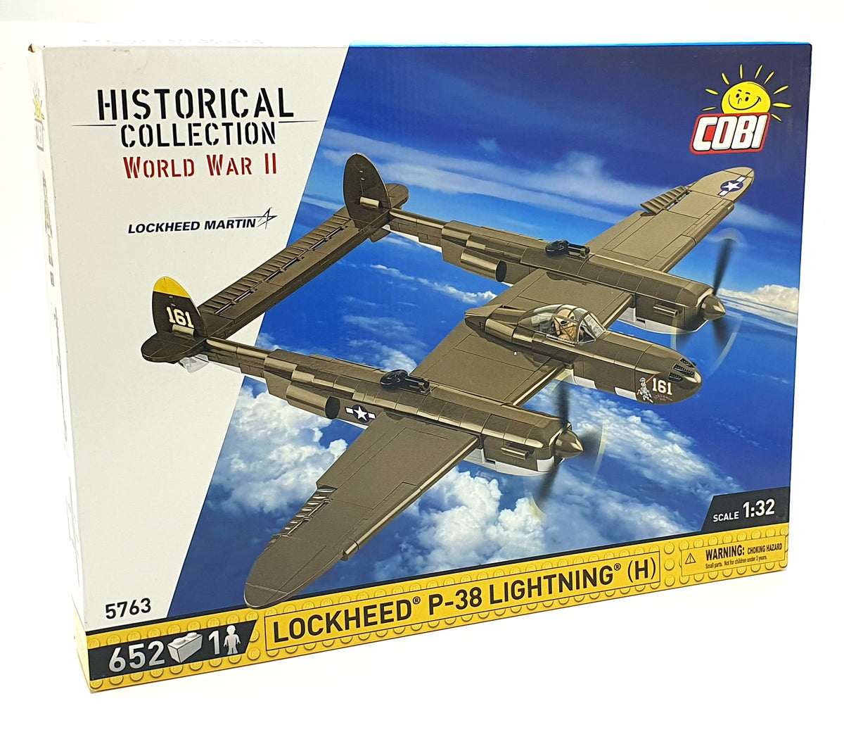 Cobi Bricks 1/32 Scale 5763 - Lockheed P-38 Lightning (H) Aircraft ...