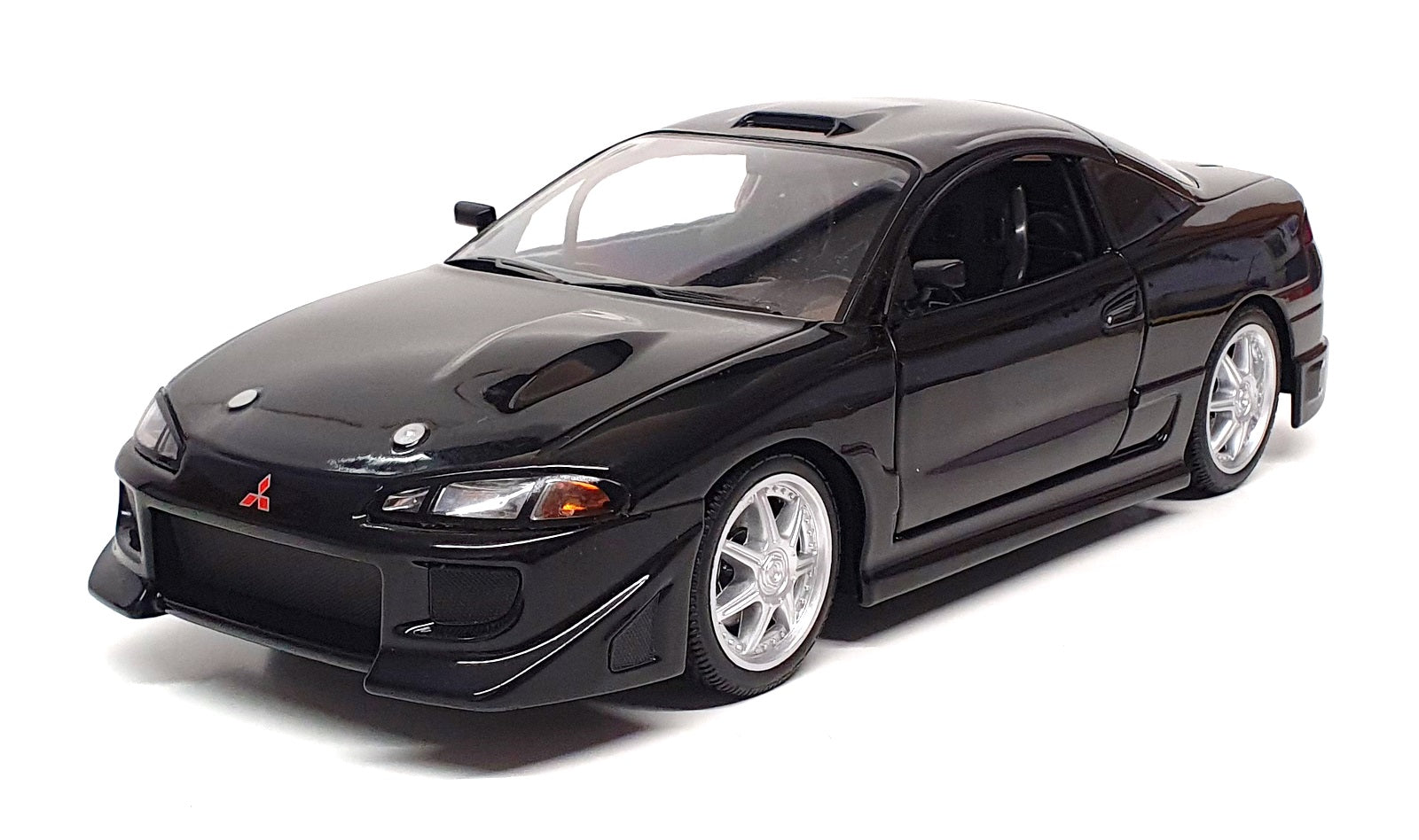 Greenlight 1/18 Scale Diecast 19040 - 1995 Mitsubishi Eclipse - Black ...