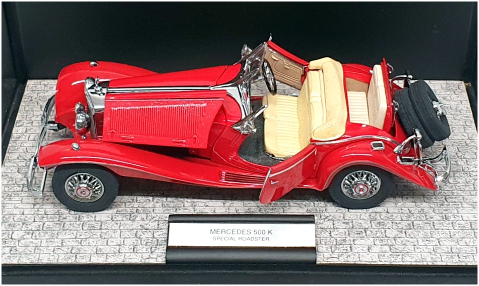 Franklin Mint 1/24 Scale DC5824 - 1935 Mercedes Benz 500K Special Roadster - Red — R.M.Toys Ltd