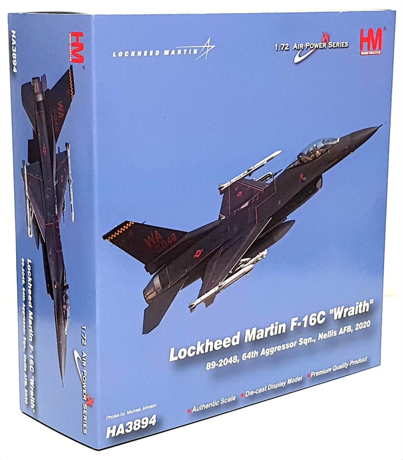 Hobby Master 1/72 Scale HA3894 - Lockheed Martin F-16C "Wraith" Aircraft — R.M.Toys Ltd