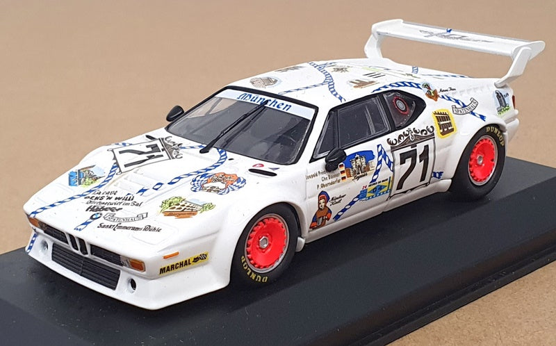 Minichamps 1/43 Scale 430 812571 - BMW M1 #71 Le Mans 1981 - White — R.M.Toys Ltd
