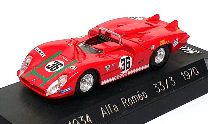 Solido 1/43 Scale 1934 - Alfa Romeo 1900 #34 Le Mans 1970 - Red — R.M ...