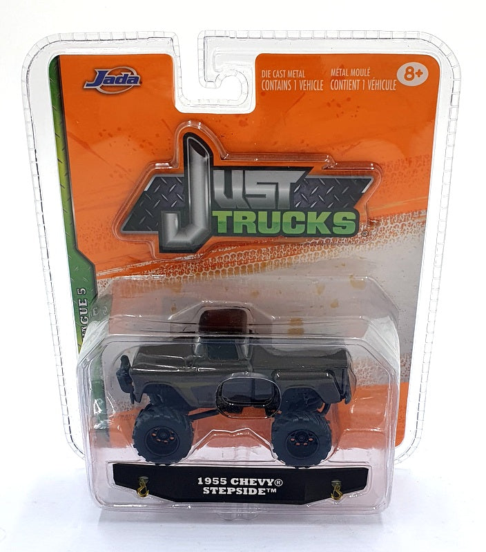 Jada Just Trucks 1/64 Scale 14020 - 1955 Chevy Stepside - Met. Brown ...