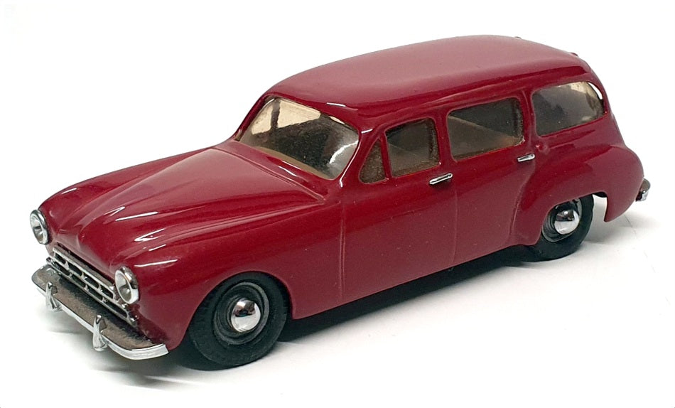 CJM Models 1/43 Scale L02B - 1956 Renault Domaine - Burgundy — R.M.Toys Ltd