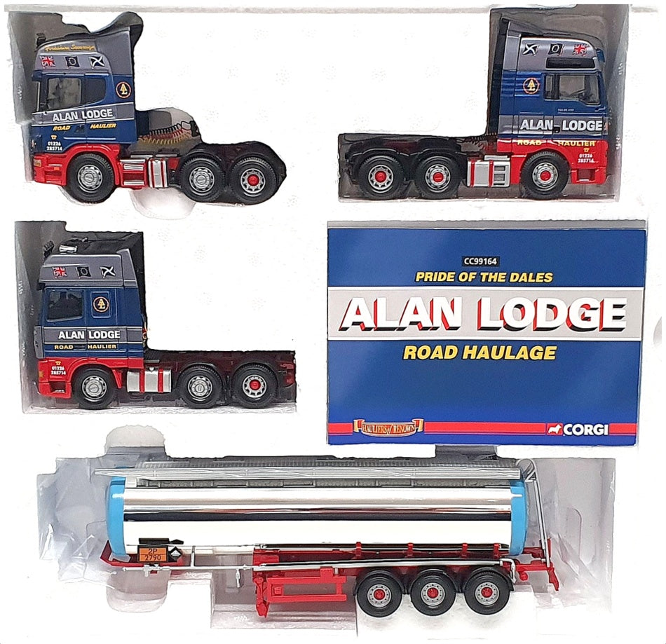 Corgi 1/50 Scale CC99164 - Pride Of The Dales DAF Scania MAN Tanker - A ...
