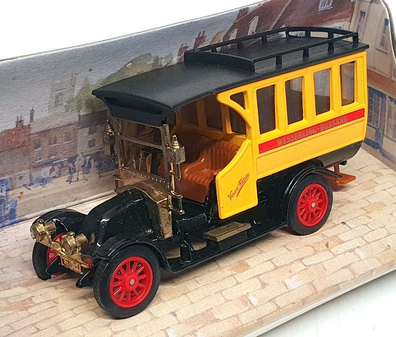 Matchbox Appx 11cm Long Diecast Y44 - 1910 Renault Bus - Black/Yellow ...