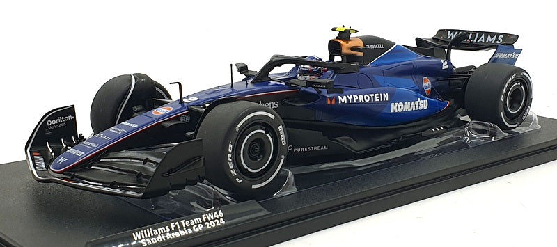 Solido 1/18 Scale Diecast S1814402 - Williams F1 FW46 #2 Saudi Arabia ...