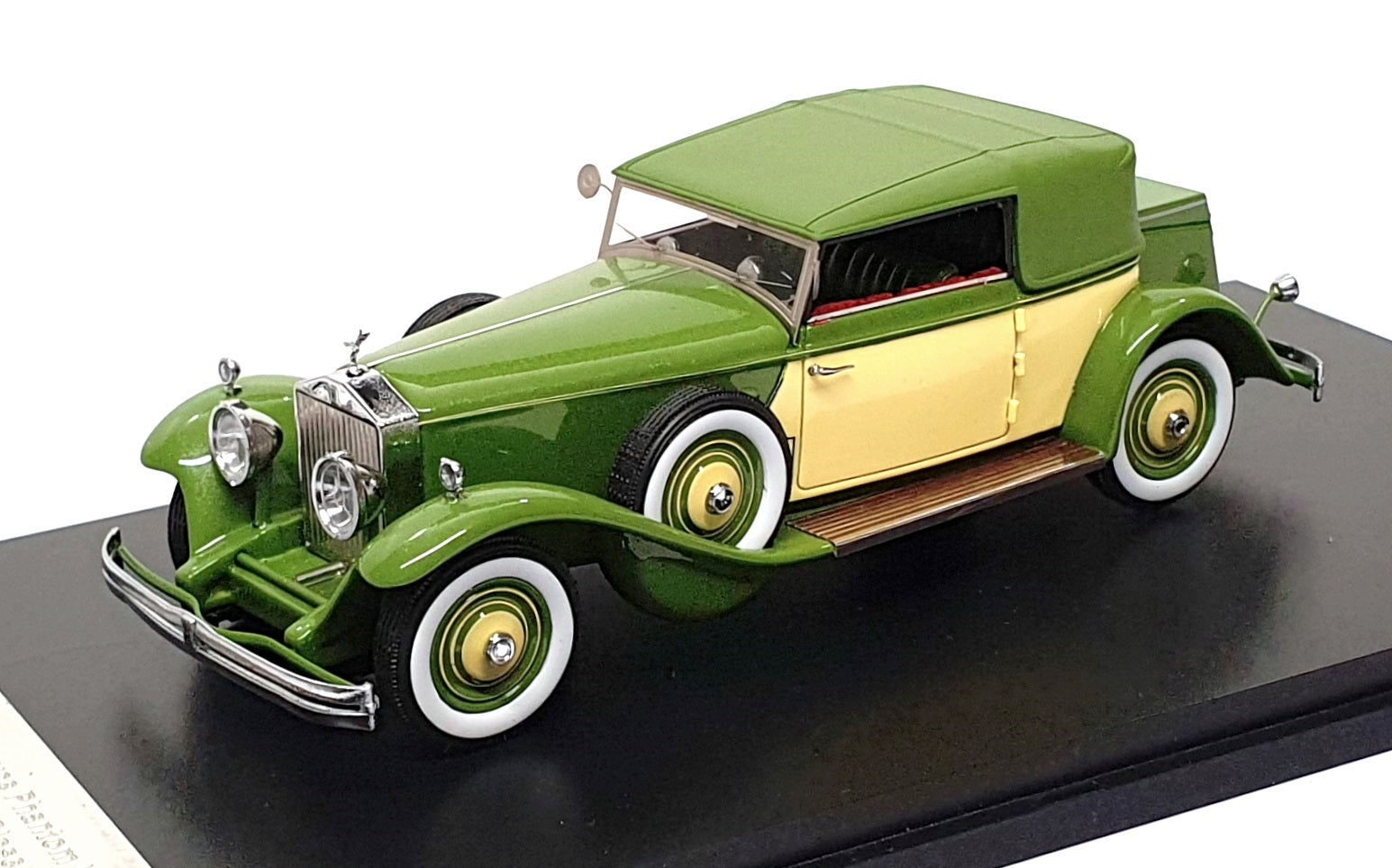 GLM 1/43 Scale GLM-215202 - 1932 Rolls Royce Phantom II Croydon V - Green/Yellow — R.M.Toys Ltd
