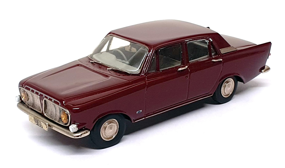 Crossway Models 1/43 Scale CM09 - Ford Zephyr 6 Mk3 - Maroon — R.M.Toys Ltd
