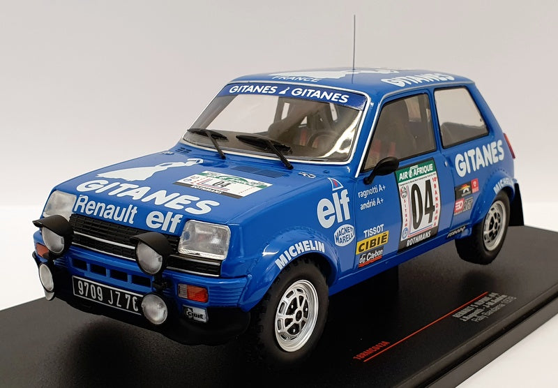 IXO 1/18 Scale 18RMC043A - 1978 Renault 5 Alpine #4 Rally Bandama — R.M ...