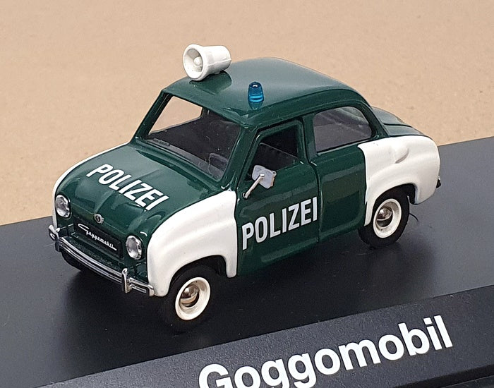 Schuco 1/43 Scale 02076 - Goggomobile Polizei - Green/White — R.M.Toys Ltd