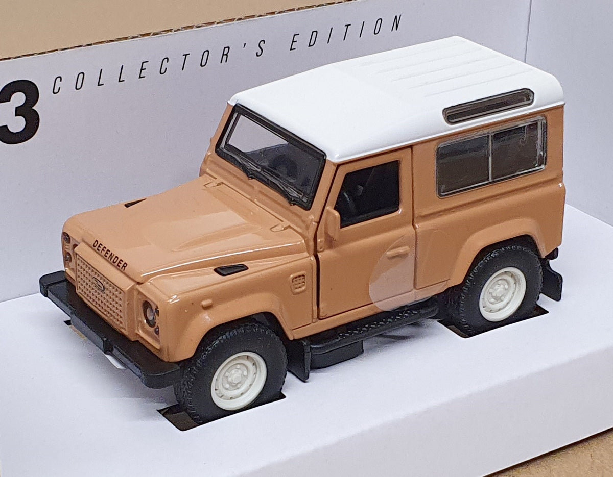 CMJ Diecast 1/43 Scale DC143DET - Land Rover Defender - Tan — R.M.Toys Ltd