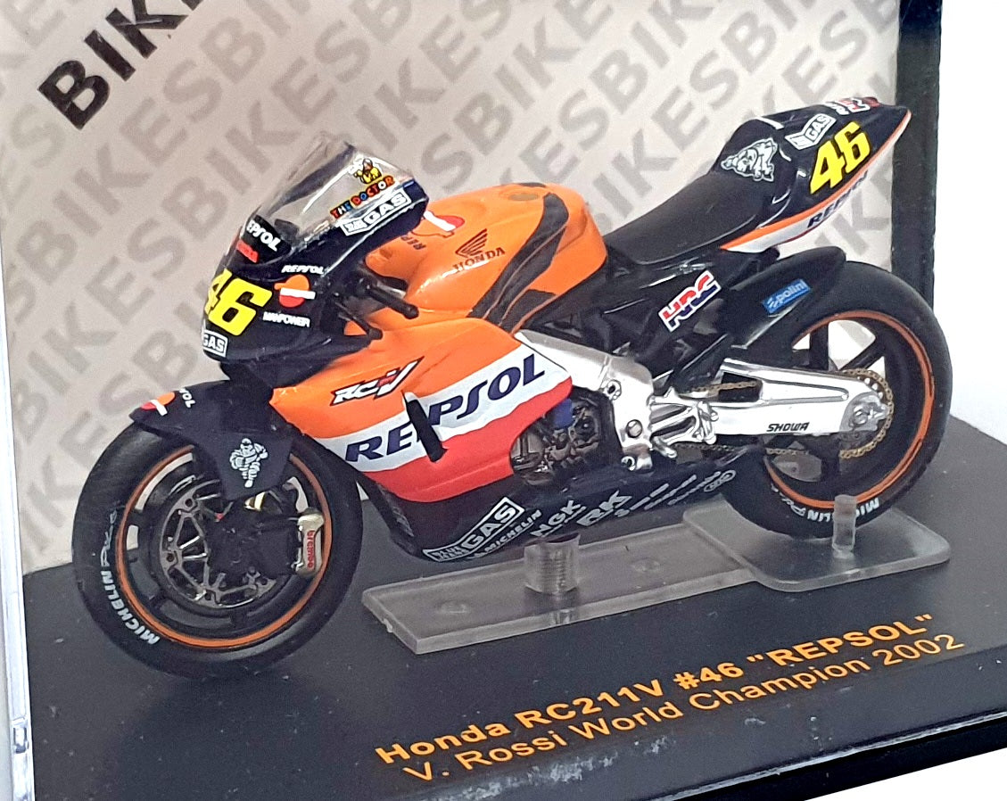 Ixo 1/24 Scale RAB026 - Honda RC211V Repsol #46 Rossi World Champion ...