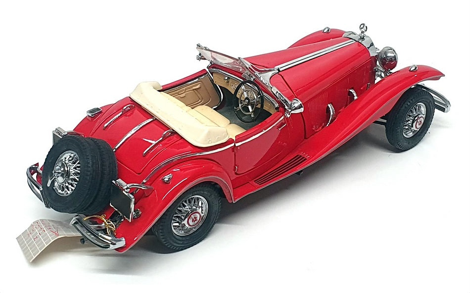Franklin Mint 1/24 Scale F2607R - 1935 Mercedes Benz 500k Special Roadster - Red — R.M.Toys Ltd