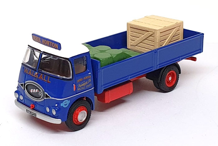 EFE 1/76 Scale 33001 - ERF Dropside 2 Axle Lorry Derek Horton - Blue — R.M.Toys Ltd