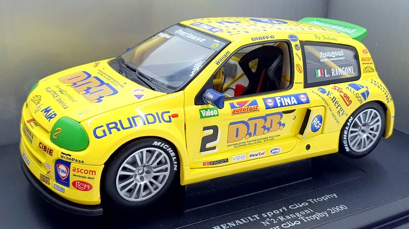 Universal Hobbies 1/18 Scale 4504 Renault Clio Sport Trophy #2 2000 ...