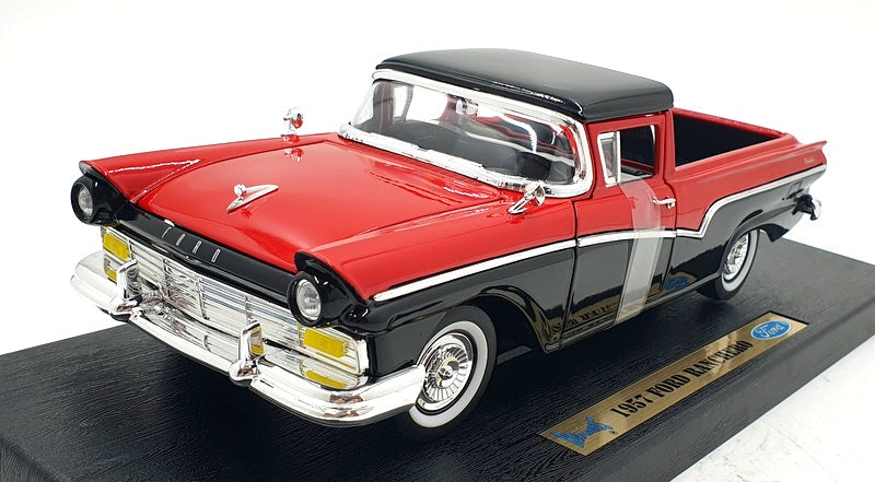 Road Legends 1/18 Scale Diecast 92208 - 1957 Ford Ranchero - Red/Black ...