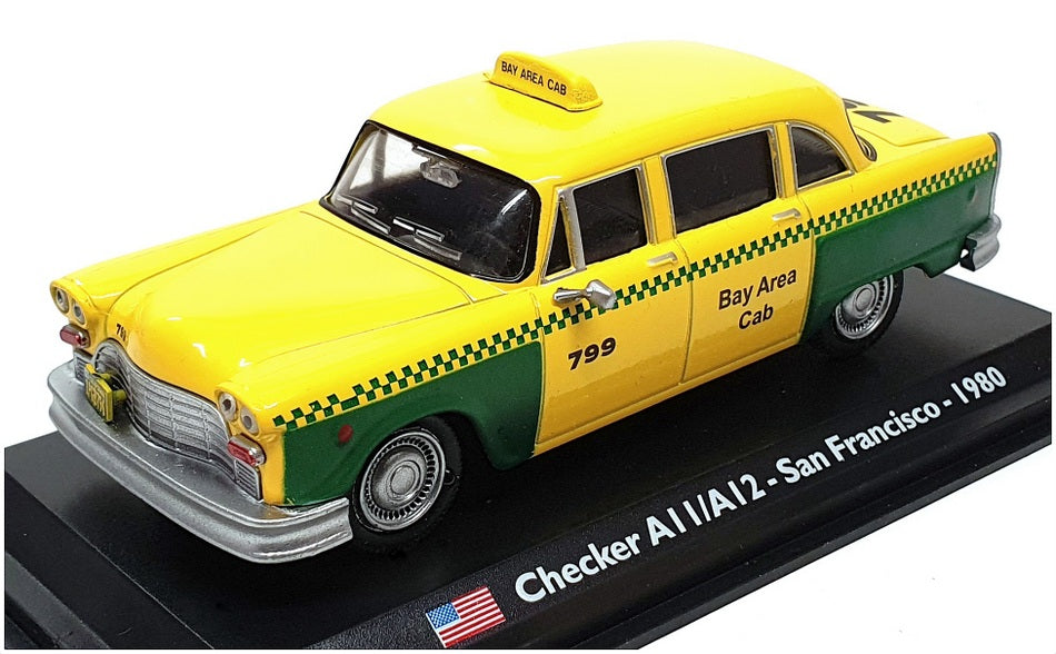 Leo Models 1/43 Scale LEO4 - Checker A11/A12 Taxi Cab San Francisco ...