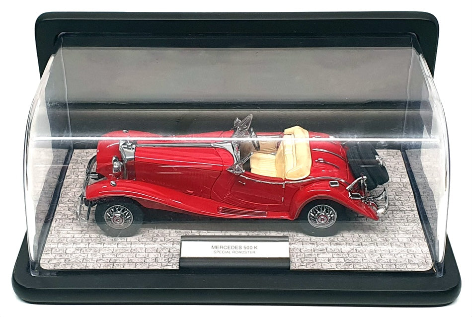 Franklin Mint 1/24 Scale DC5824 - 1935 Mercedes Benz 500K Special Roadster - Red — R.M.Toys Ltd