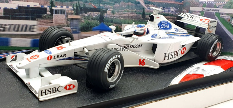 Hot Wheels 1/18 Scale Diecast 24523 - Ford Stewart SF3 Grand Prix #16 ...