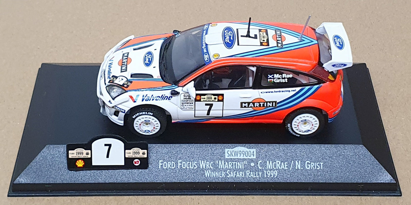 Skid 1/43 Scale SKW99004 - Ford Focus WRC #7 Winner Safari Rally 1999 ...