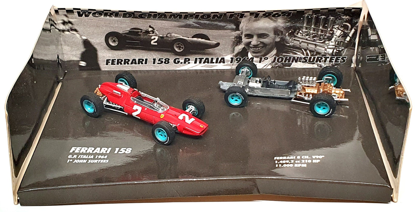 Brumm 1/43 Scale A001 - F1 Ferrari 158 #2 Winner Italy GP 1964 John Surtees — R.M.Toys Ltd