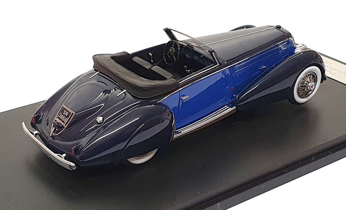GLM 1/43 Scale GLM-43105901 - 1934 Duesenberg J Graber Cabriolet - Blue — R.M.Toys Ltd
