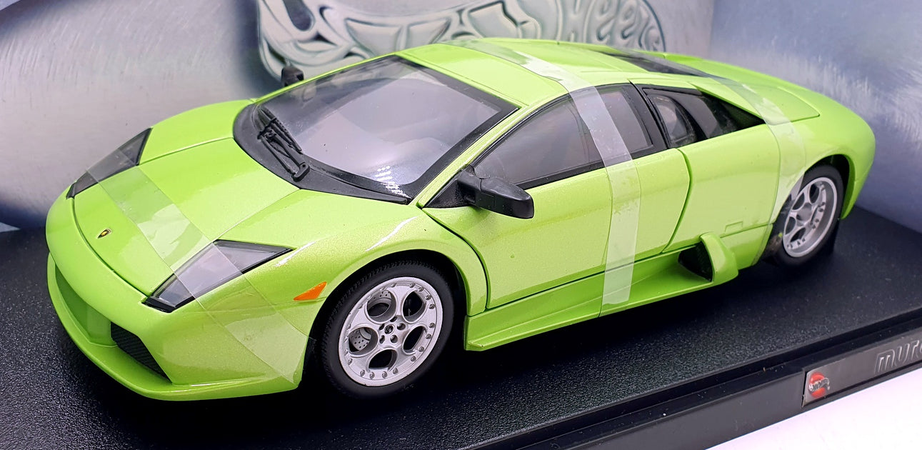 Hot Wheels 1/18 Scale Diecast 56238 - Lamborghini Murcielago - Green ...