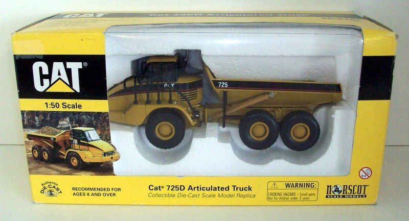 Norscot 1/50 Scale Diecast 55073 - Cat 725 Articulated truck — R.M.Toys Ltd