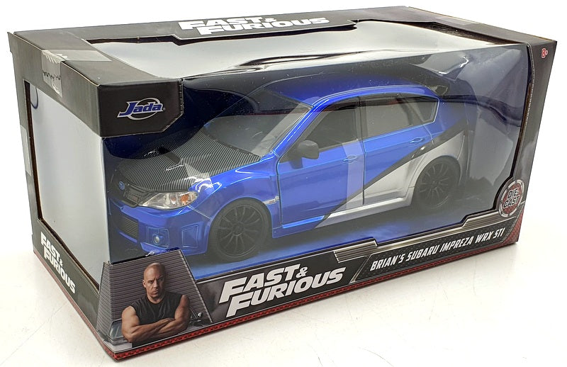 Jada 1/24 Scale 99514 - Fast & Furious Brians Subaru Impreza WRX STI - Blue — R.M.Toys Ltd