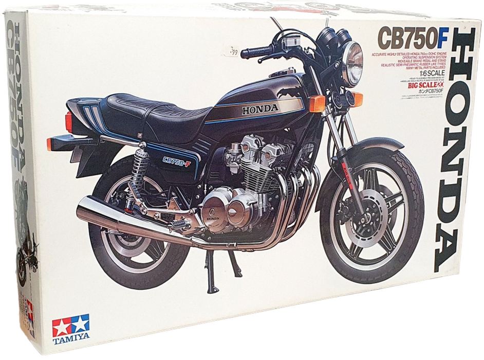 Tamiya 1/6 Scale Model Kit 16020 - Honda CB750F Motorbike — R.M.Toys Ltd