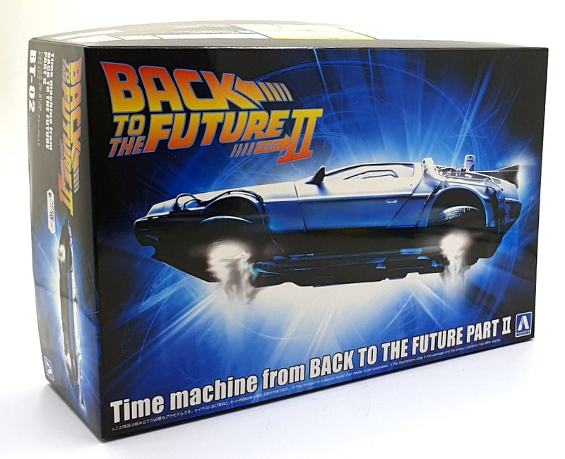 Aoshima 1/24 Scale Kit 06437 BT-02 Time Machine from Back to The Future ...