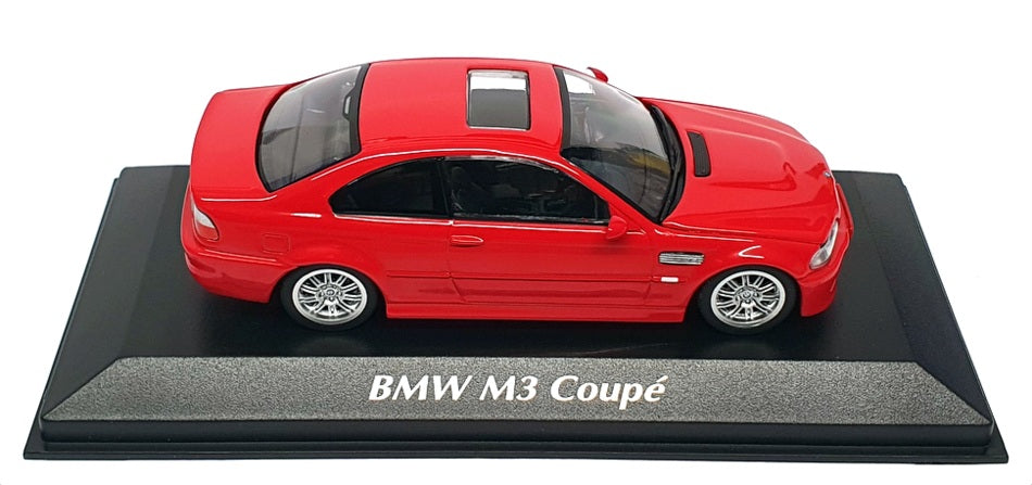 Maxichamps 1/43 Scale 940 020020 - 2001 BMW M3 Coupe (E46) - Red — R.M.Toys Ltd