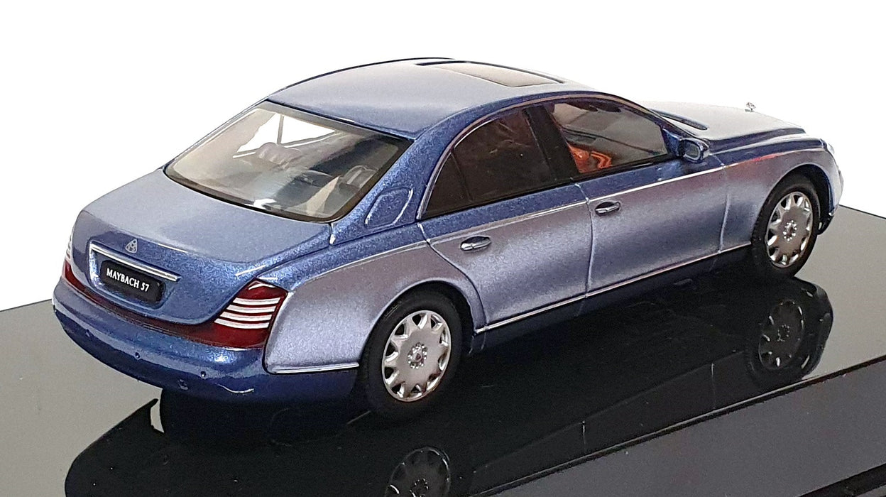 Autoart 1/43 Scale 56151 - 2005 Mercedes Benz Maybach 57 - Met. Blue ...