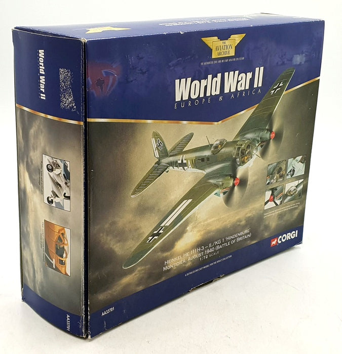 Corgi 1/72 Scale Diecast AA33701 Heinkel HE 111 H-3 Hindenberg Battle f ...