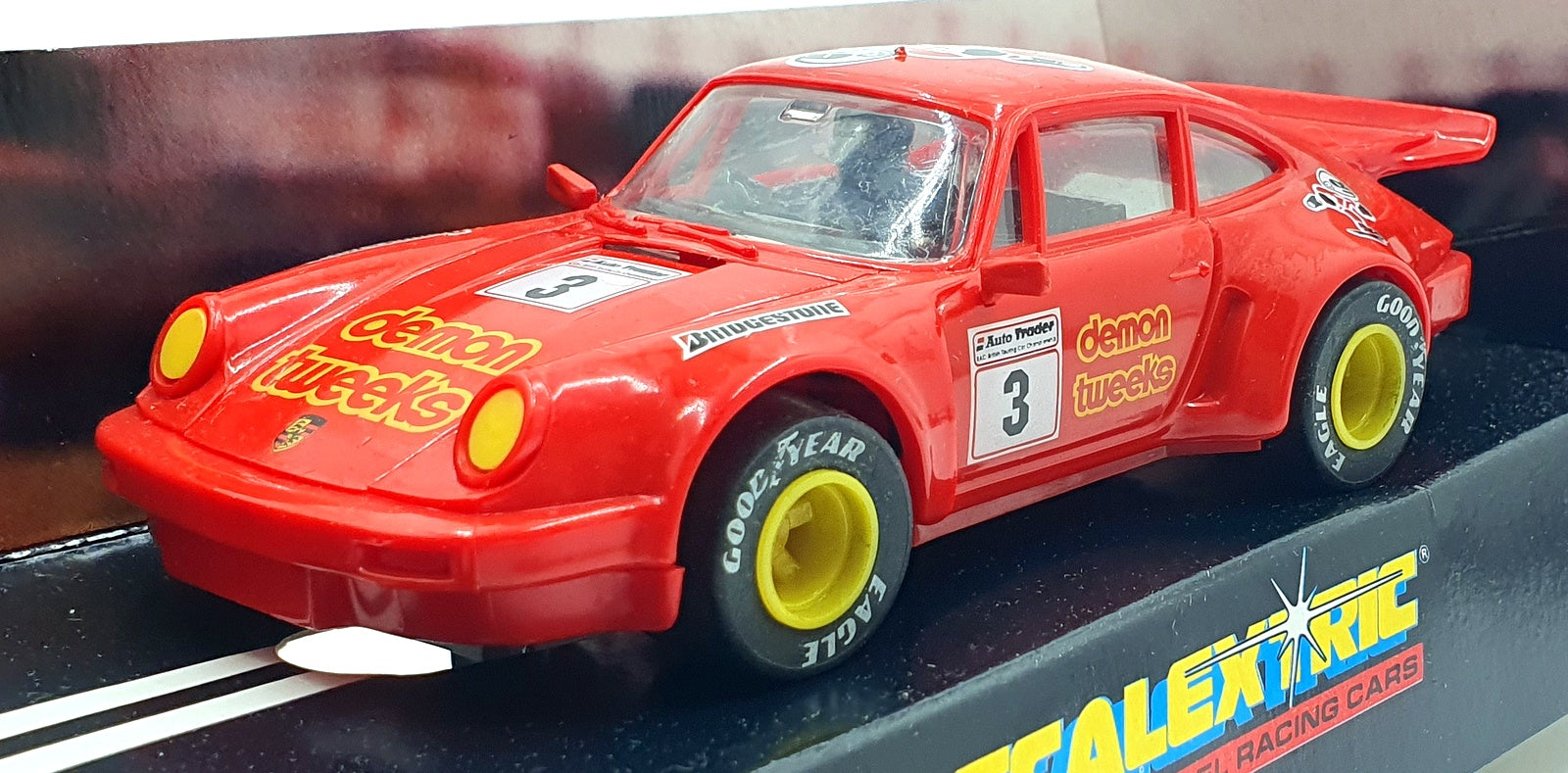 Scalextric 1/32 Scale Slotcar C394 - Porsche 911 Demon Tweeks #3 - Red ...