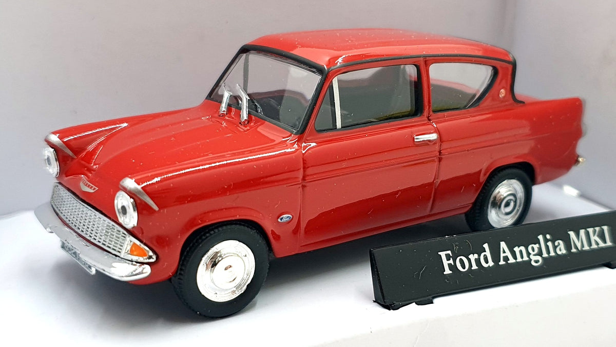 Cararama 1/43 Scale Diecast CR046 - Ford Anglia MKI - Red — R.M.Toys Ltd