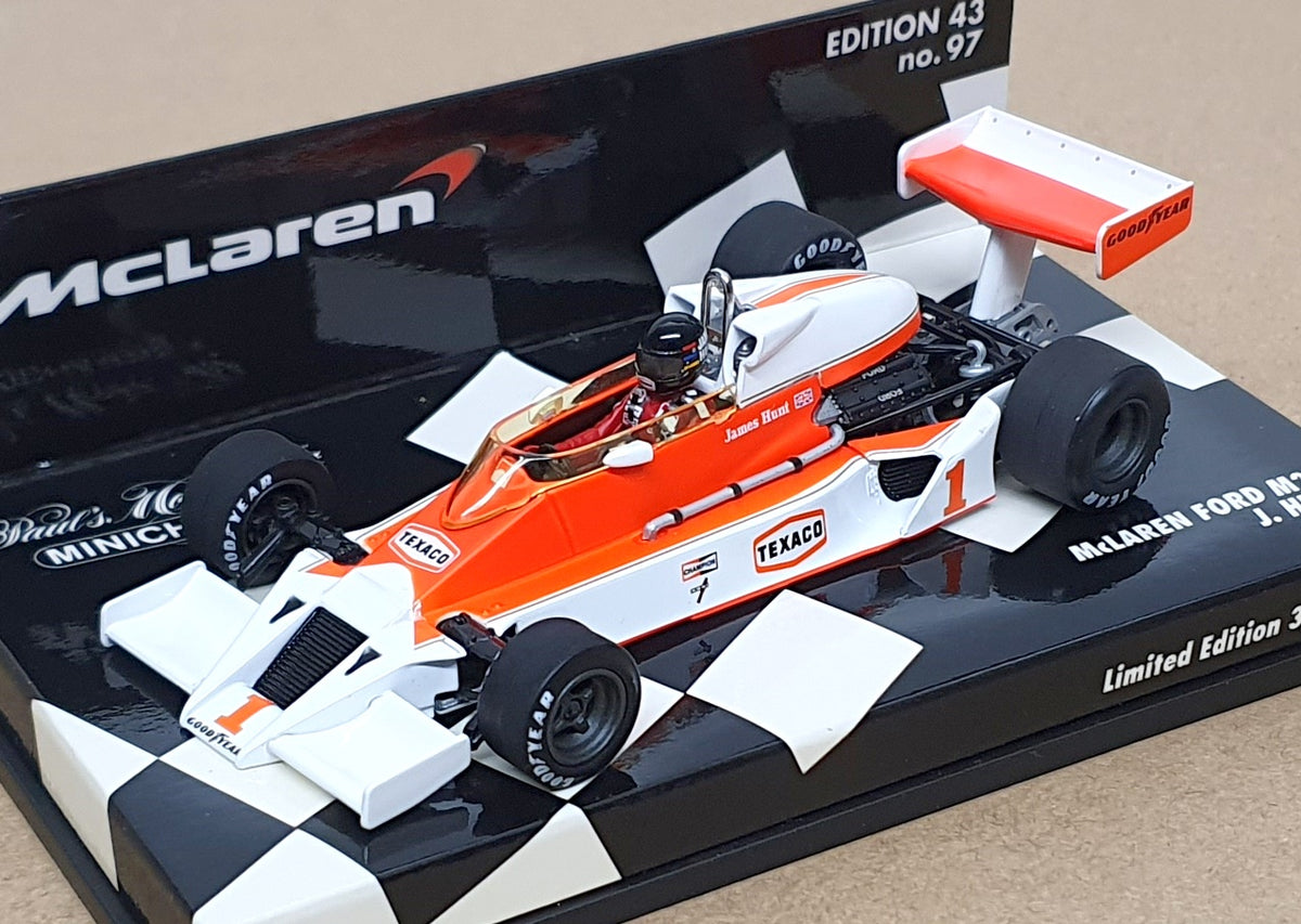 Minichamps 1/43 Scale 530 774301 - F1 McLaren Ford M26 J. Hunt 1977 — R ...