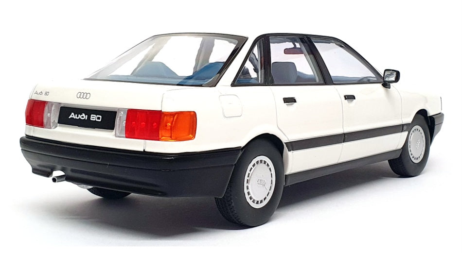 Triple9 1/18 Scale Diecast T9-1800340 - 1980 Audi 80 B3 - Alpine White — R.M.Toys Ltd