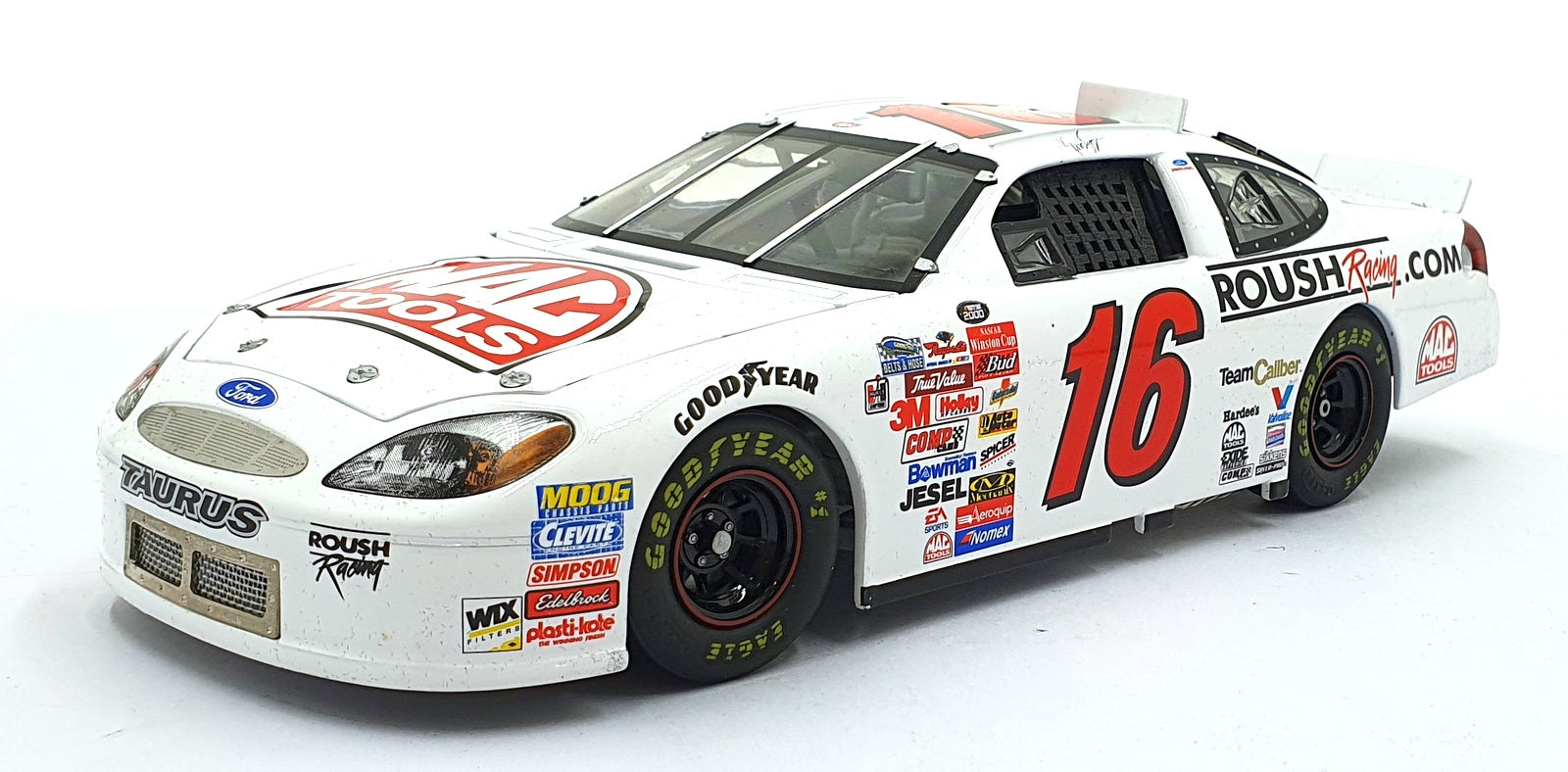 Team Caliber 1/24 Scale O162127MT 2000 Ford Taurus #16 Mac Tools NASCAR ...