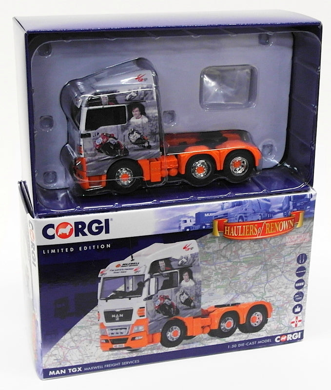 Corgi 1/50 Scale Model Truck CC15213 - MAN TGX - Maxwell Freight ...