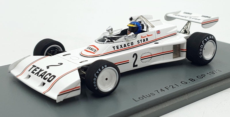 Spark 1/43 Scale S7303 - Lotus 74 G.B. GP 1973 F2 #2 Ronnie Peterson ...