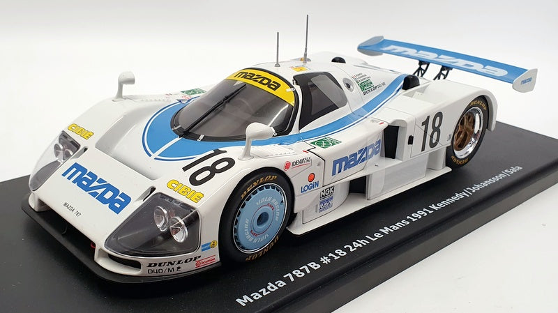 CMR 1/18 Scale Diecast CMR208 - 1991 Mazda 787B #18 Le Mans - White — R ...
