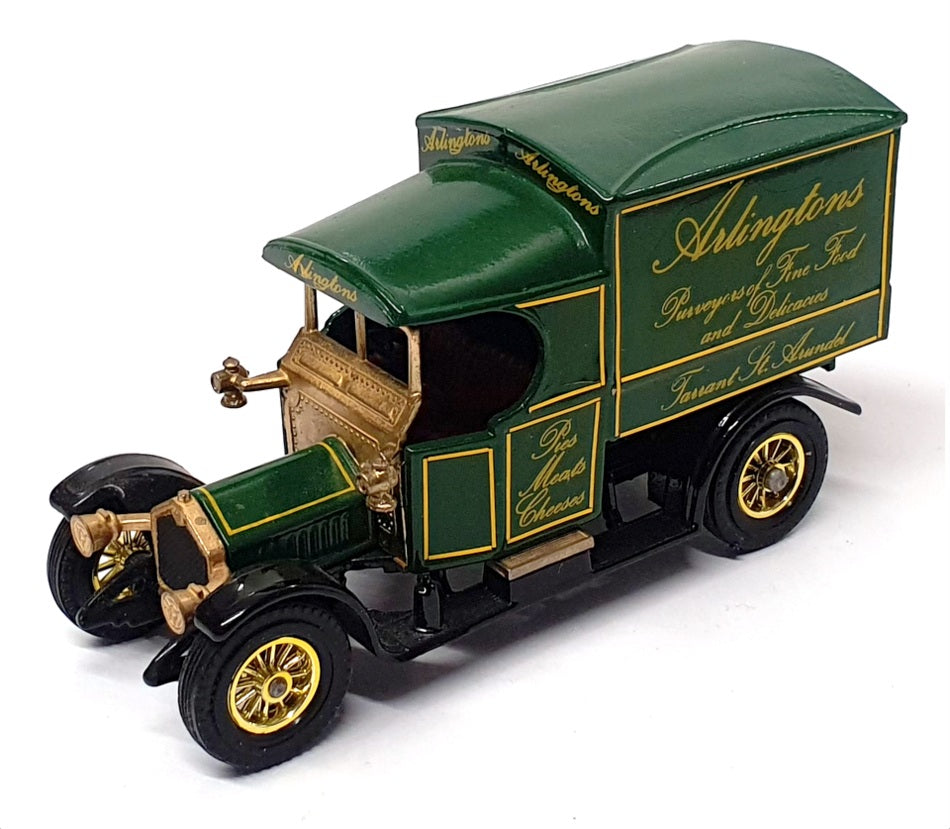 Matchbox Appx 9.5cm Long Y-13 - 1918 Crossley Van (Arlingtons Livery ...