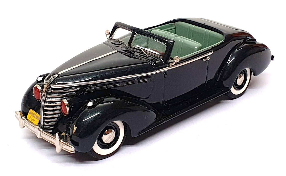 Newbank Models 1/43 Scale No. 2 - 1938 Hudson 8 Convertible - Dk. Green ...