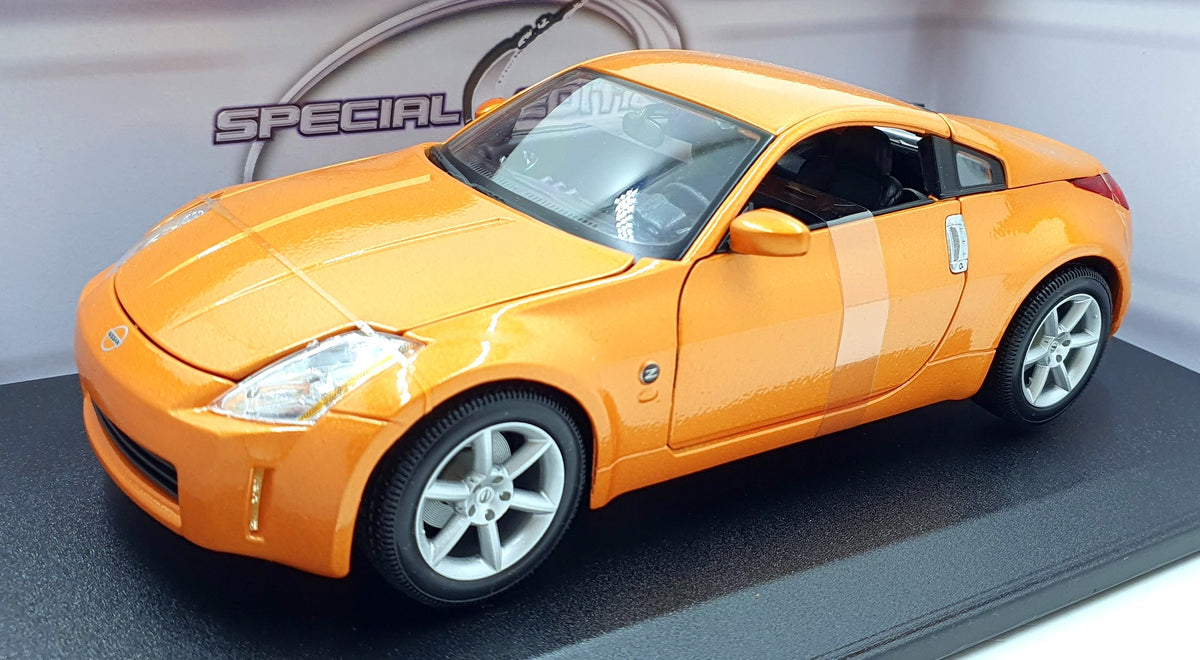Maisto 1/18 Scale Diecast 31672 - Nissan 350Z - Orange Metallic — R.M ...