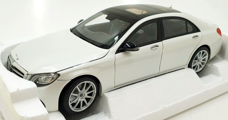 Norev 1/18 Scale Diecast 183792 Mercedes-Benz S-Class AMG 2018 - Metallic White — R.M.Toys Ltd